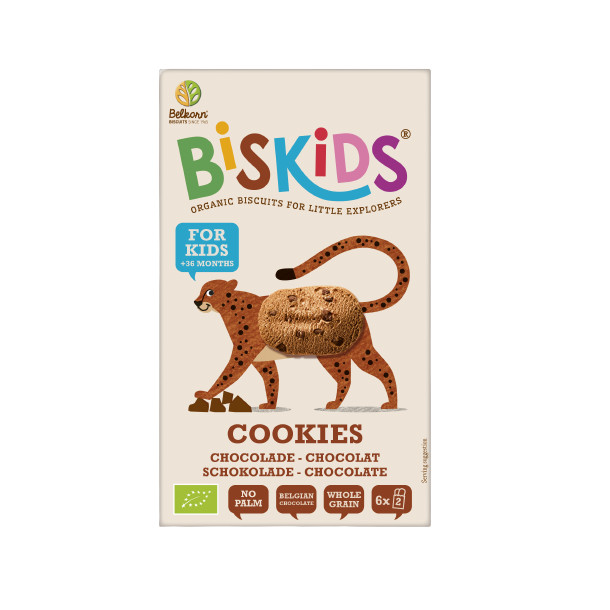 Biskids Biscuiti Kids Eco cu ciocolata 3ani+ x 120g