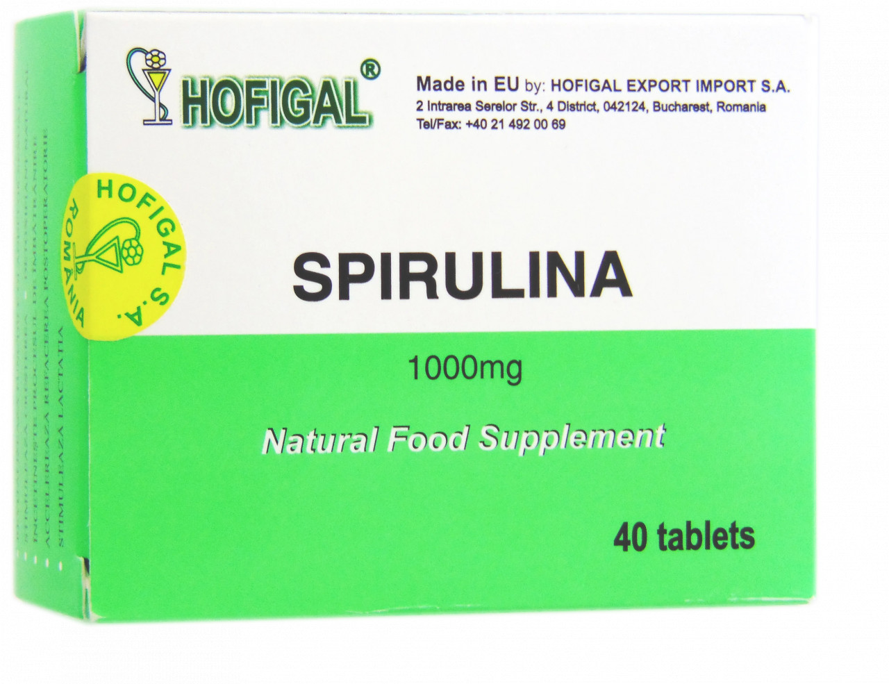 Hofigal Spirulina 1000mg x 40 capsule