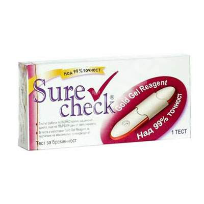 Test de sarcina Sure Check x 1 bucata