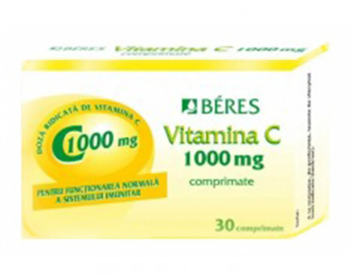 Beres Vitamina C 1000mg x 30 comprimate