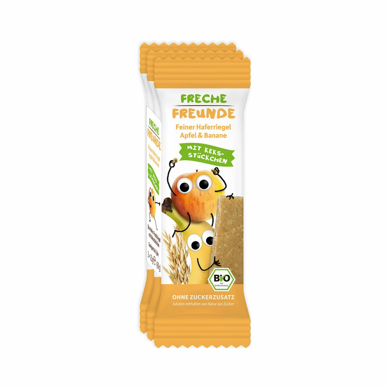 Freche Freunde Baton Bio de Cereale cu Banane si Cirese 4 x 23gr