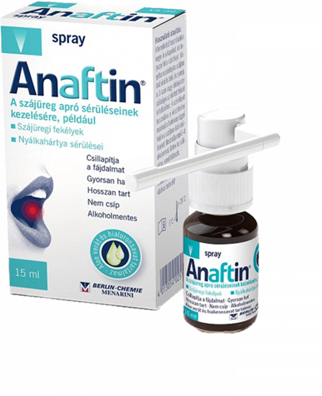 Anaftin Spray 1.5% leziuni bucale si afte x 15ml