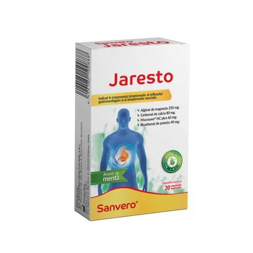 Sanvero Jaresto x 20 comprimate masticabile