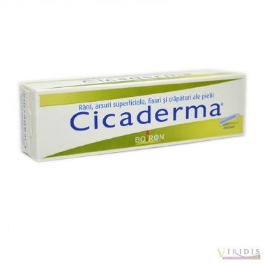 Cicaderma unguent homeopatic cicatrizant x 30 grame