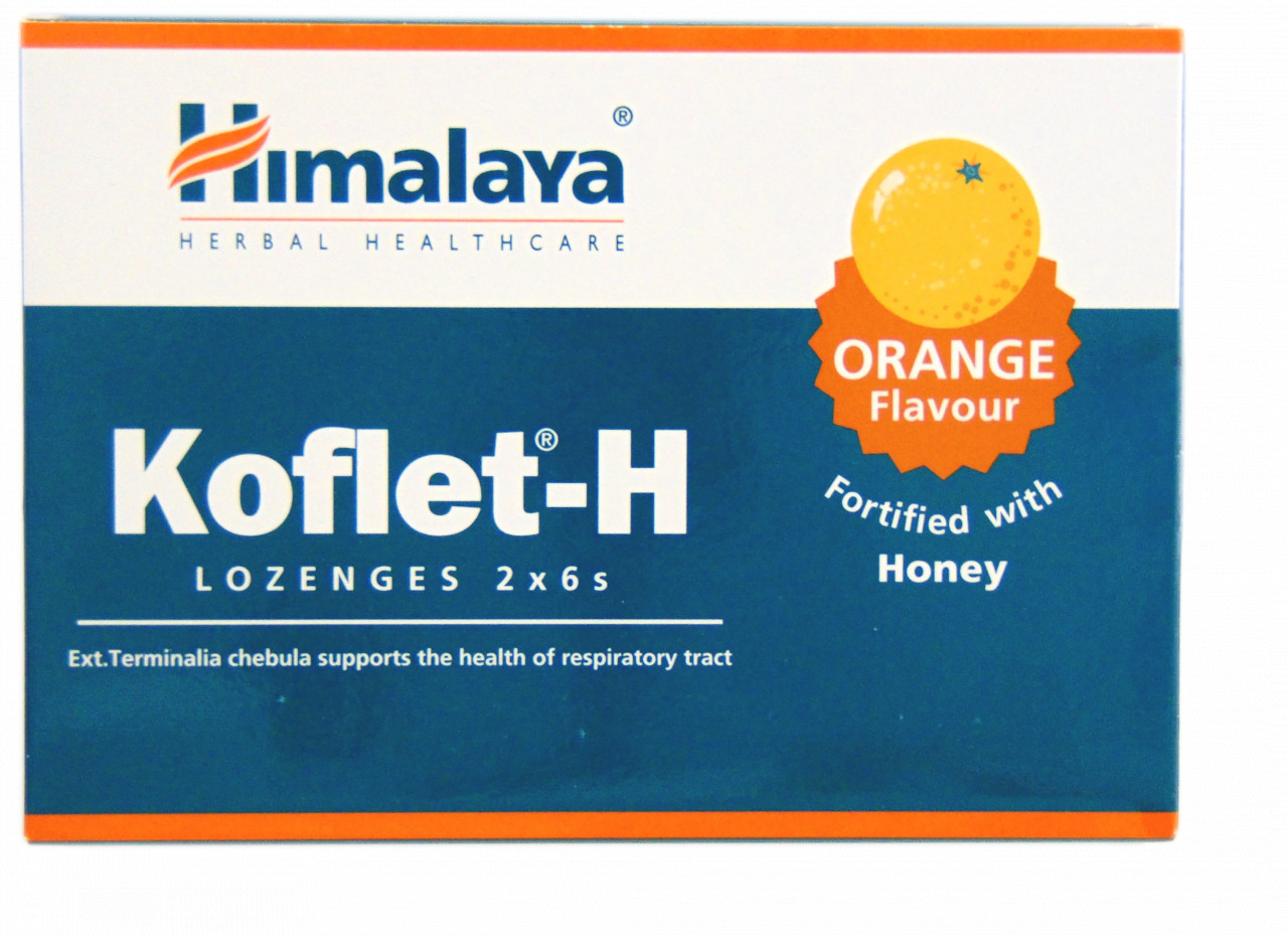Koflet-H cu aroma de portocale x 12 comprimate