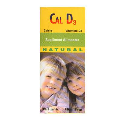 Cal D3 sirop 150ml-Natural