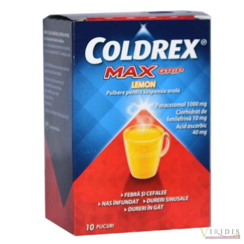 Coldrex Maxgrip Lemon x 10 plicuri