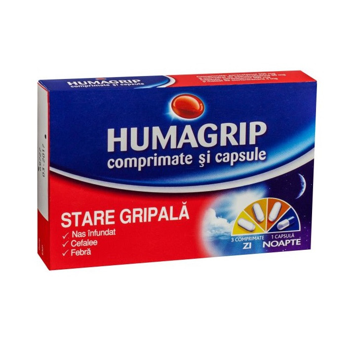 Humagrip x 12 comprimate + 4 capsule