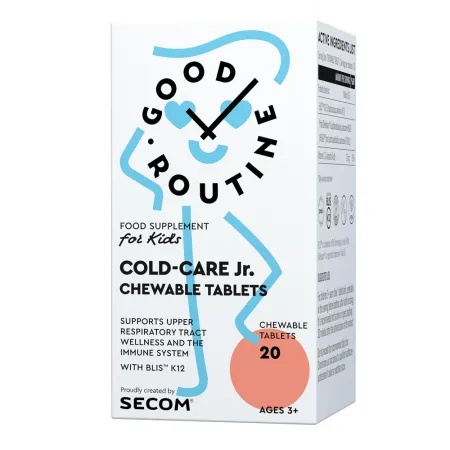 Secom Good Routine Cold Care Junior x 20 tablete masticabile