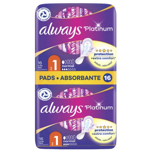 Absorbante Always Platinum normal Duo x 16 bucati