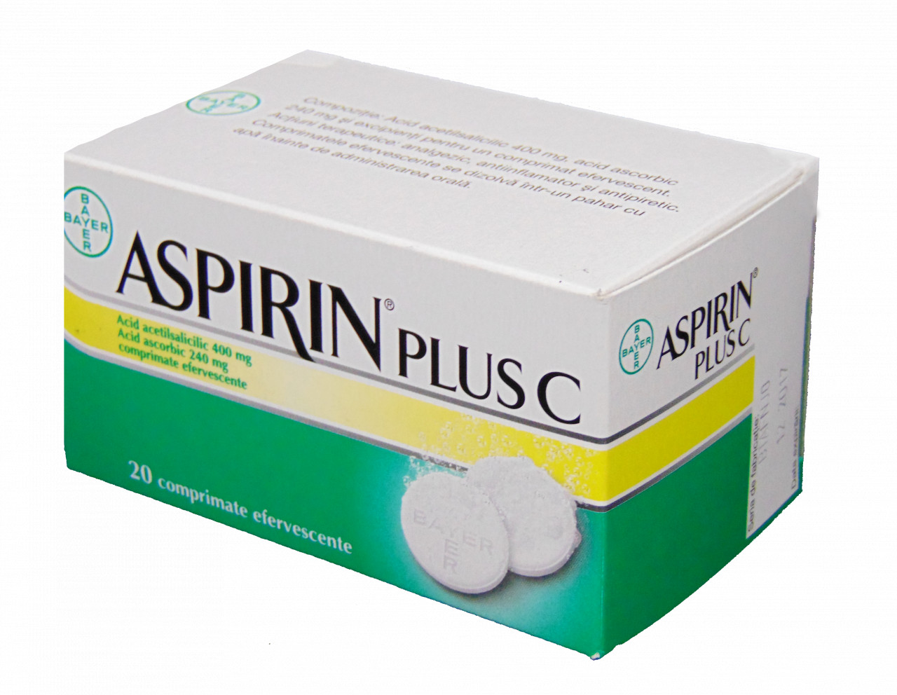 Aspirin Plus C x 20 comprimate efervescente