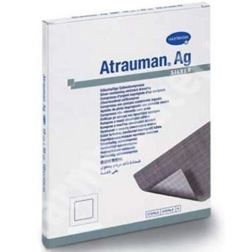 Hartmann Atrauman AG Pansament steril impregnat cu Argint 10cm x 20cm x ...