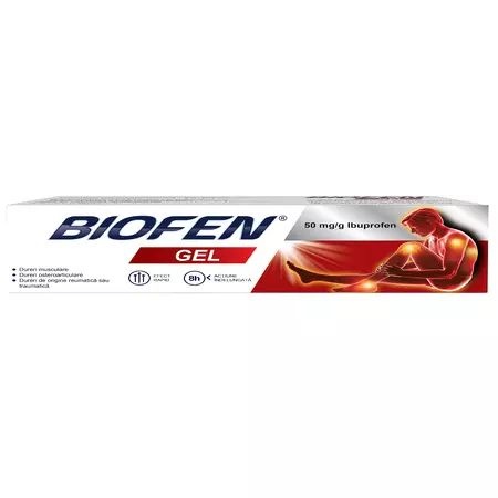 Biofen 50mg/g gel x 40 grame