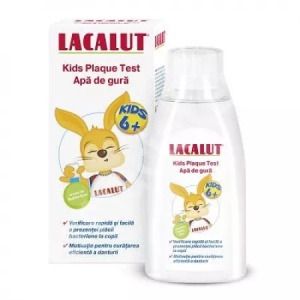 Lacalut Kids Plaque Test Apa de gura pentru copii peste 6 ani x 300ml