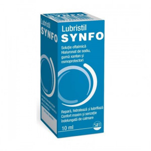 Lubristil Synfo 0.15% solutie oftalmica x 10ml