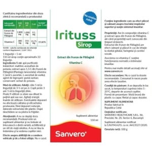 Sanvero Irituss sirop x 110ml