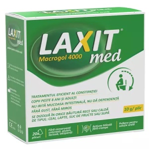 Laxit Med-pulbere pentru solutie orala x 5g x 20 plicuri -Fiterman ...