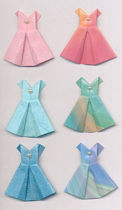 Handgemaakte origami stickers, huwelijk, 4 stuks