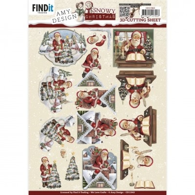 Amy Design knipvel kerstmis CD11963 (Locatie: 1351)