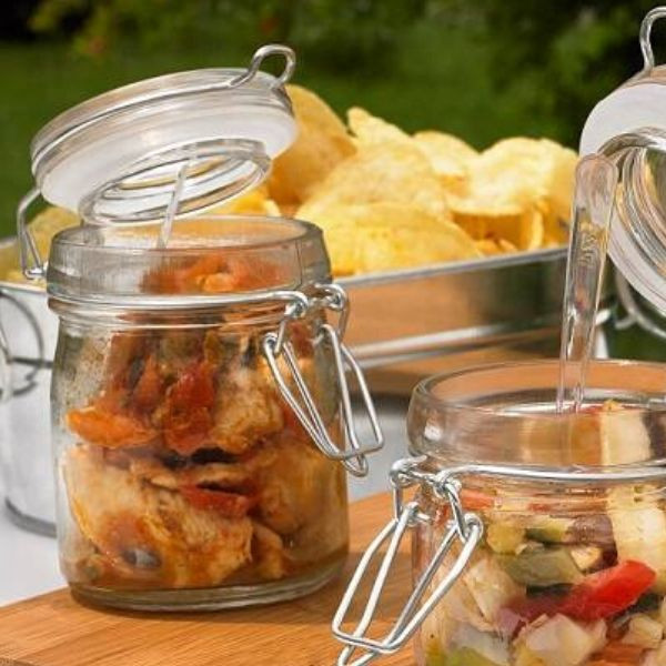 Borcan sticla cu capac 150ml T3011 | Rosehome.ro
