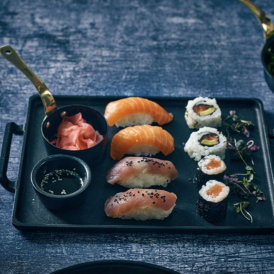 Mini sosiera cu maner Vintage Steel 7x3,75cm SMS7BKV | Rosehome.ro