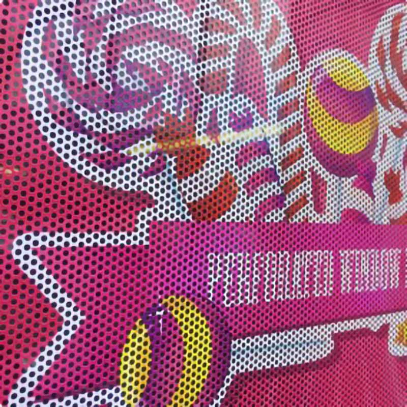 Personalizare Autocolant cu perforatii pentru geam