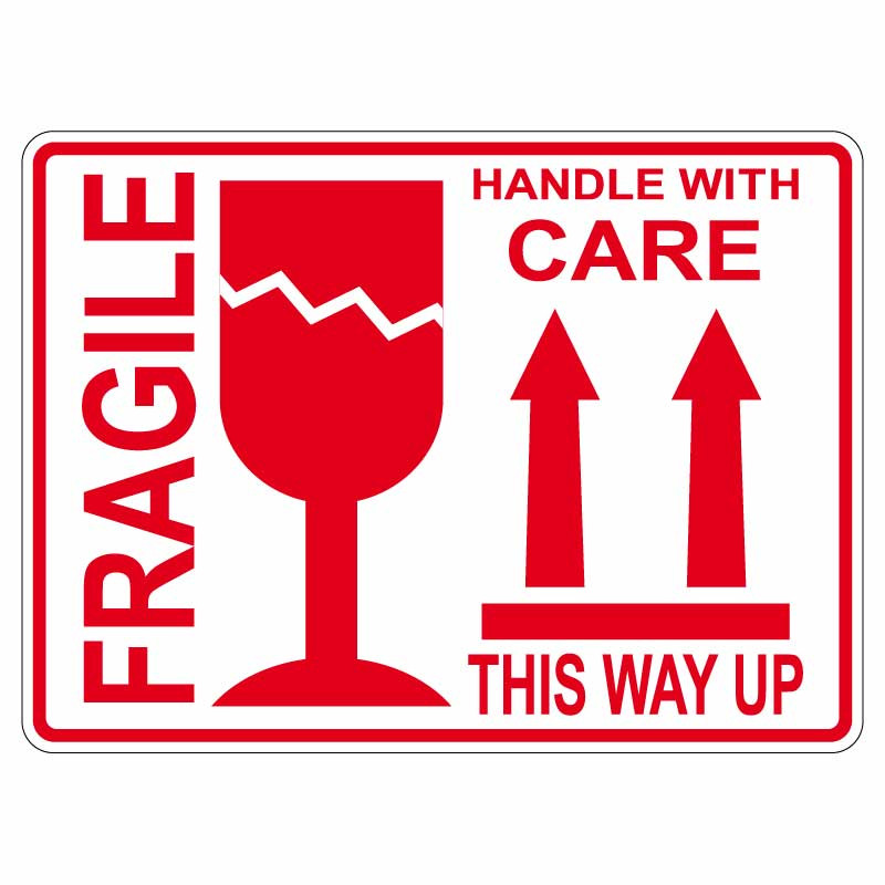 Sticker indicator Fragile