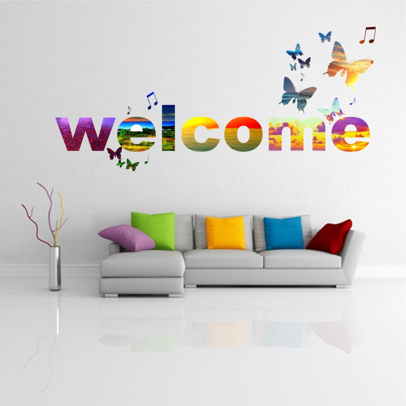 Sticker perete Welcome to Our Home