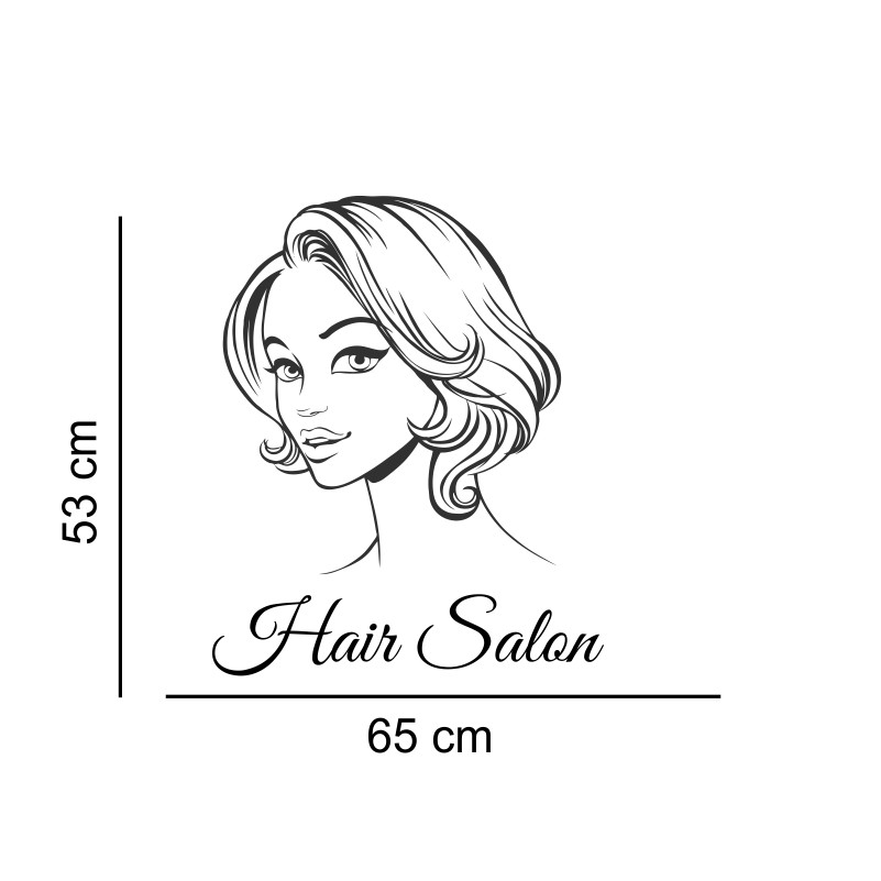 Sticker perete Coafor 11