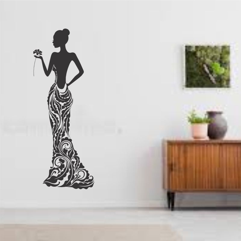 Sticker perete silueta Femeie 13