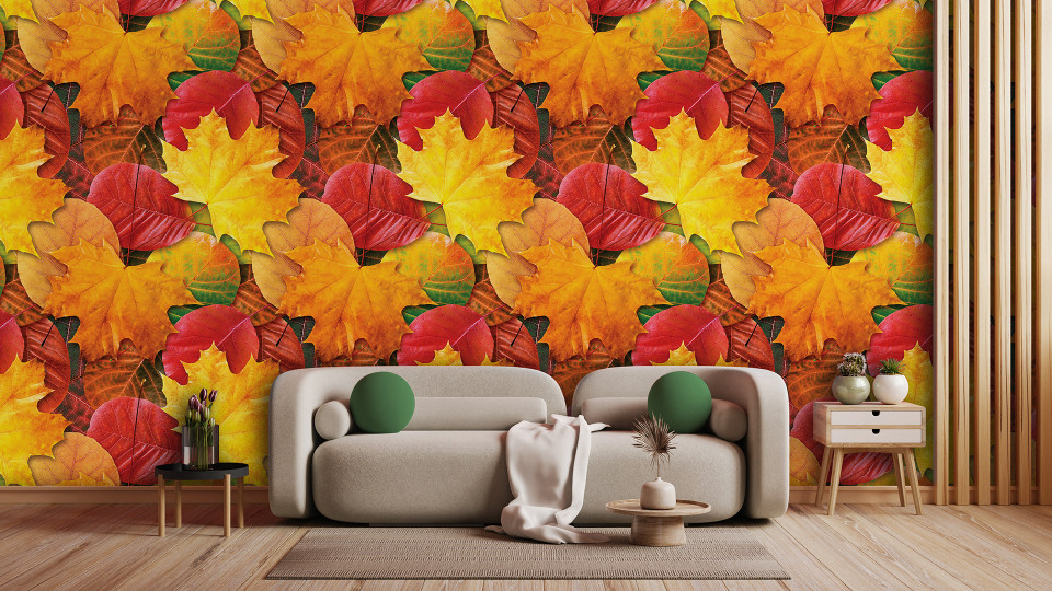 Tapet personalizat Frunze Stilizate 46