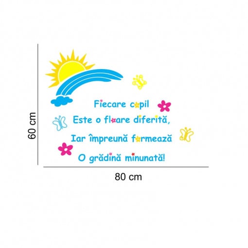 Sticker perete O gradina Minunata