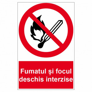 Sticker indicator Fumatul interzis 1