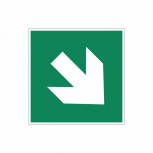 Sticker indicator Sageata de directie 1