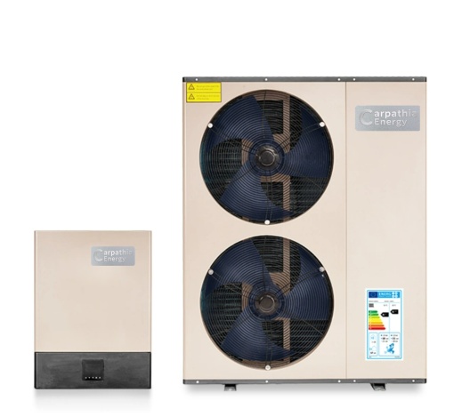 Pompa de caldura split aer-apa CARPATHIA ENERGY 20 – DC FULL INVERTER ...
