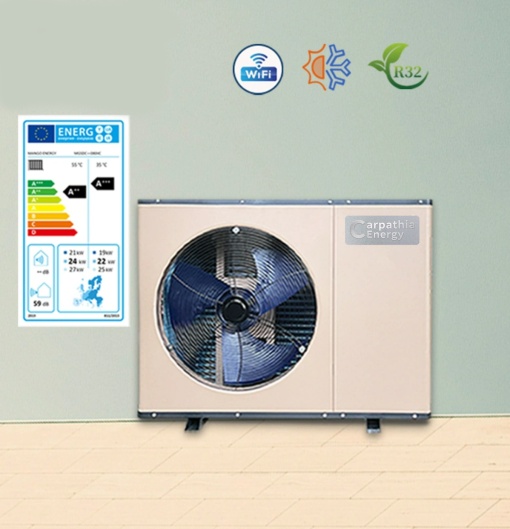 Pompa de caldura monobloc aer-apa CARPATHIA ENERGY 11 – DC FULL ...