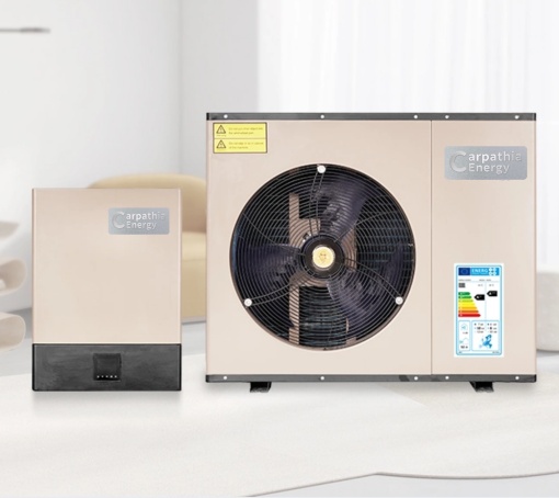 Pompa de caldura split aer-apa CARPATHIA ENERGY 11 – DC FULL INVERTER ...