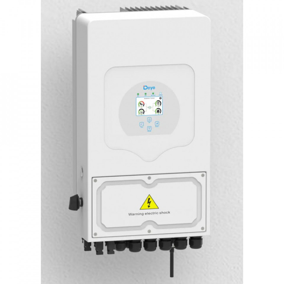 Invertor hibrid DEYE 8 kW 48V, monofazat