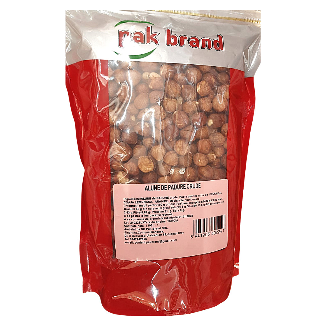 Alune de padure crude Pak Brand 1 kg