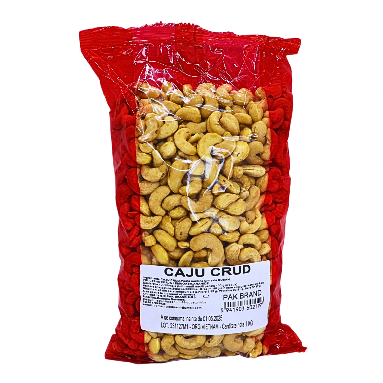 Caju crud Pak Brand 1 kg