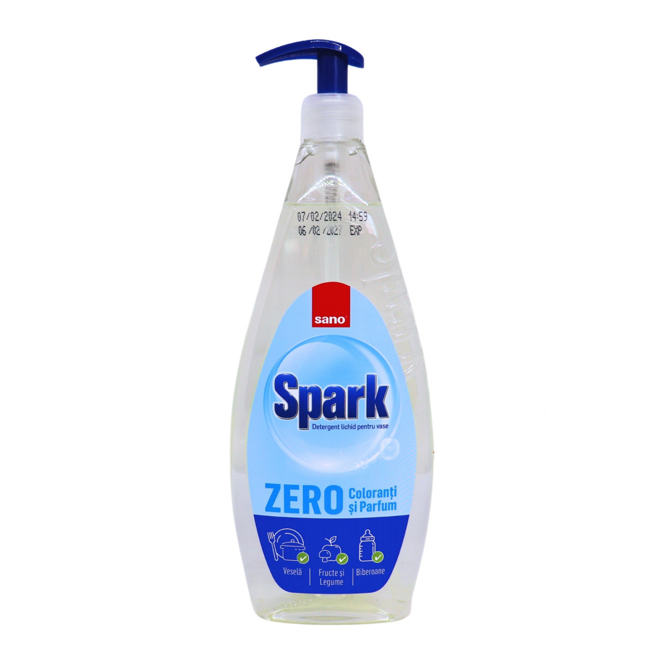 Detergent de vase Sano Spark zero 700 ml
