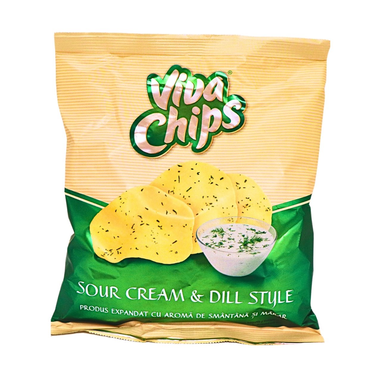Chipsuri cu smantana si marar Viva Sour Cream & Dill Style 50 g