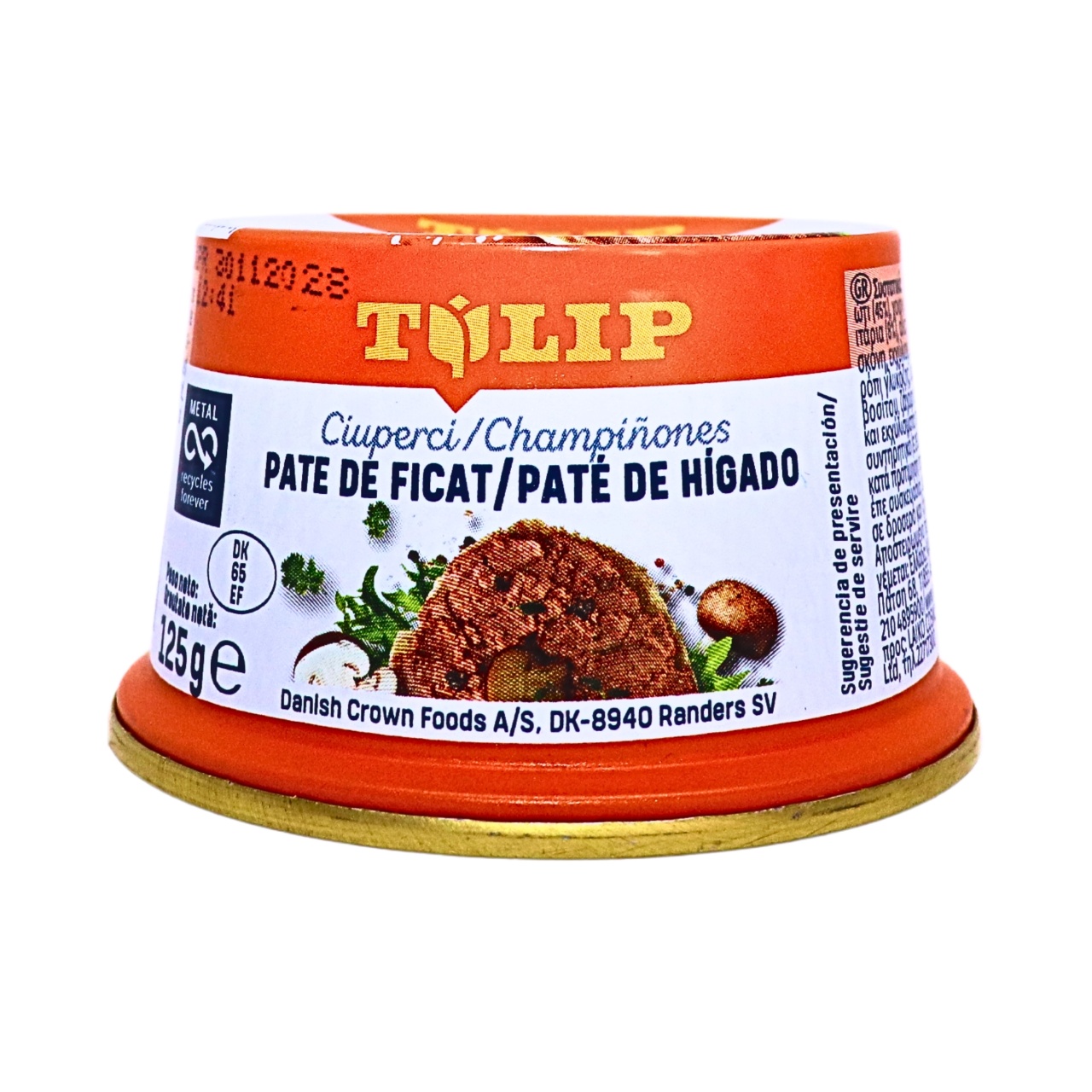Pate de porc cu ciuperci Tulip 125 g