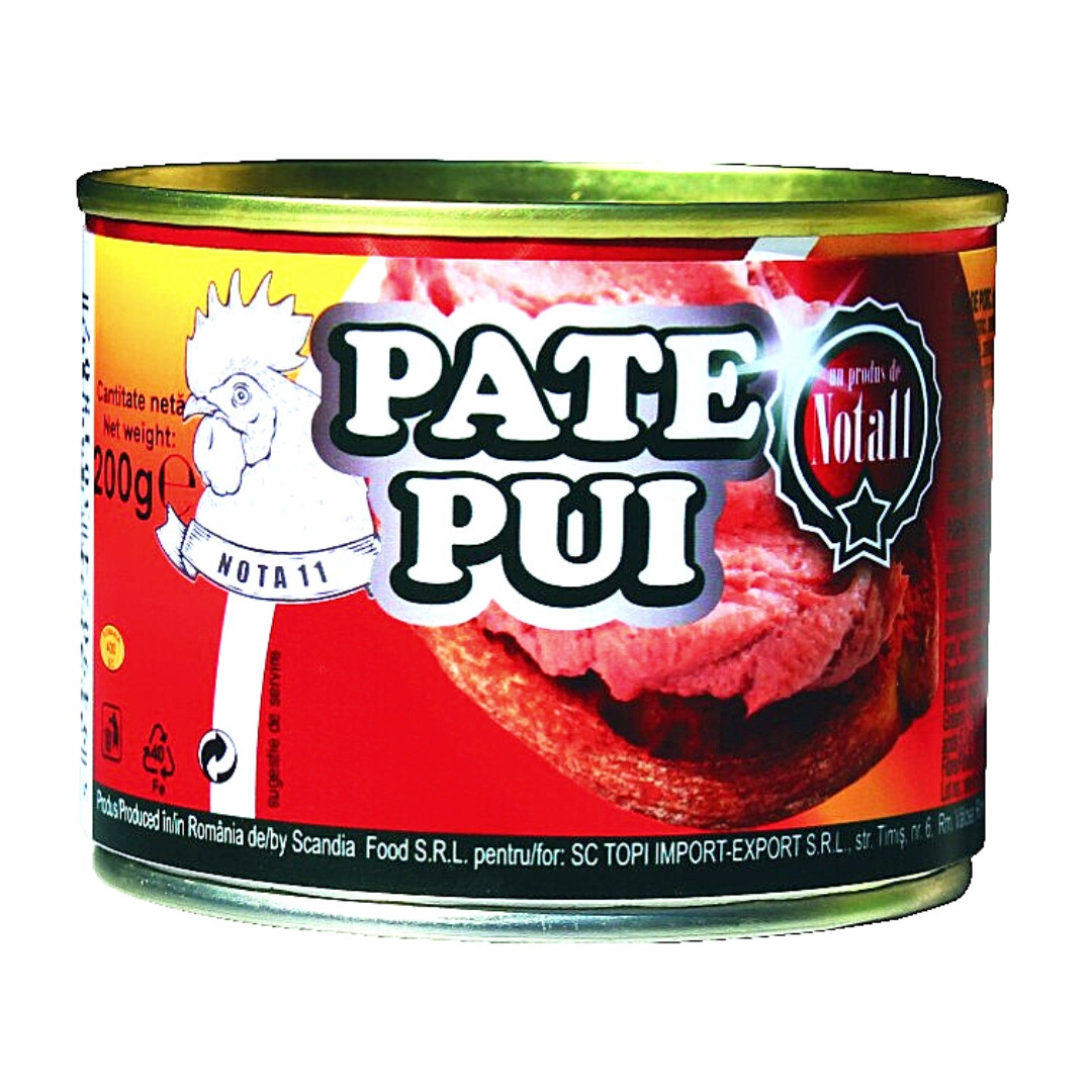 Pate de pui Nota 11, 200 g