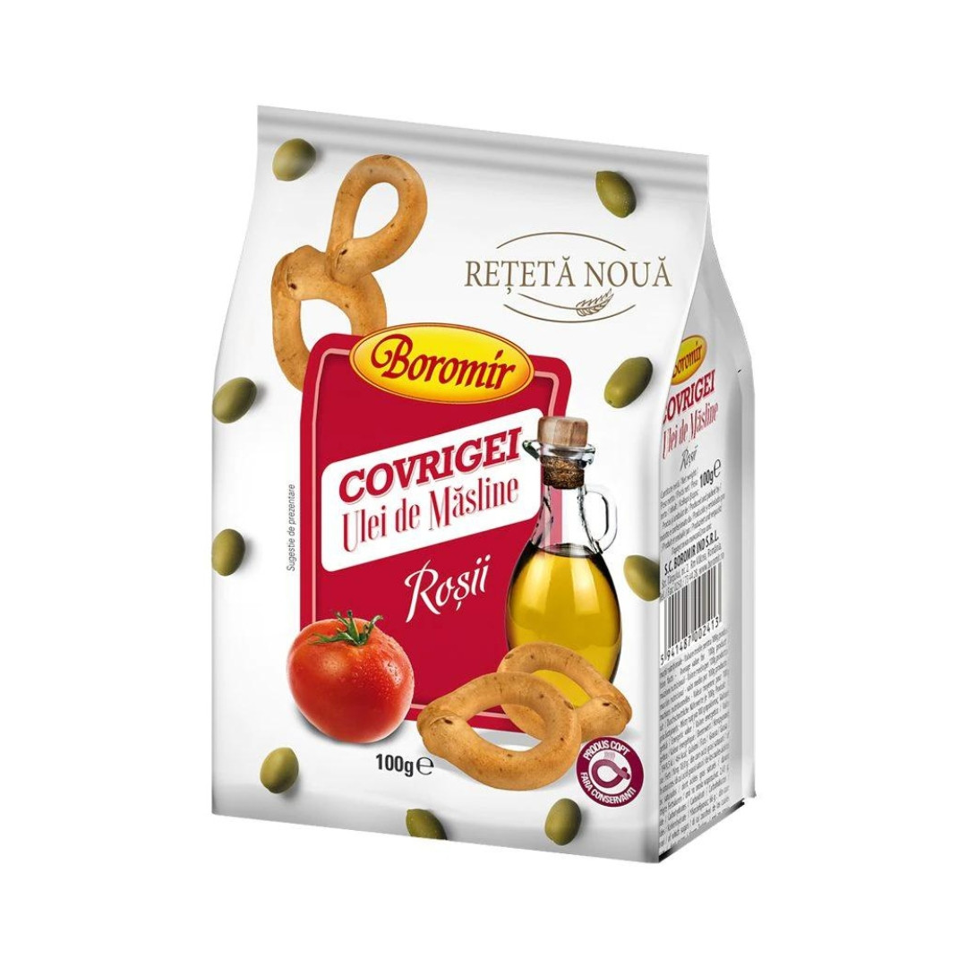 Covrigei cu ulei de masline si rosii Boromir 100 g