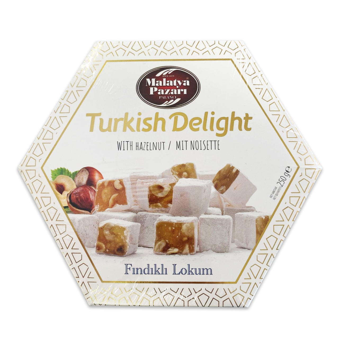 Rahat turcesc cu alune de padure, 250 g