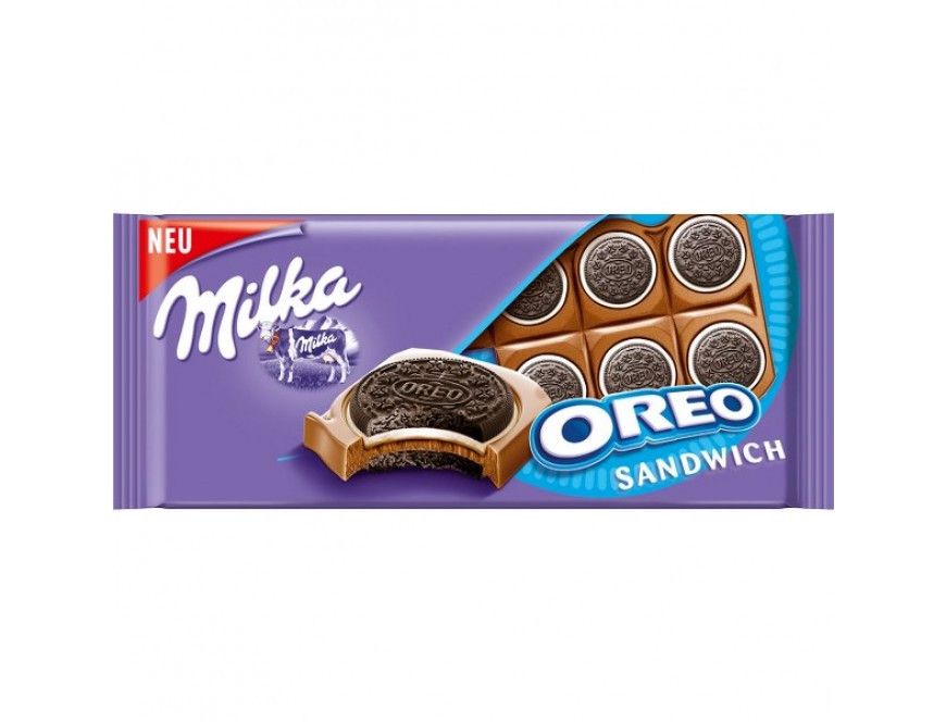 Ciocolata Milka Sandwich Oreo 92 g