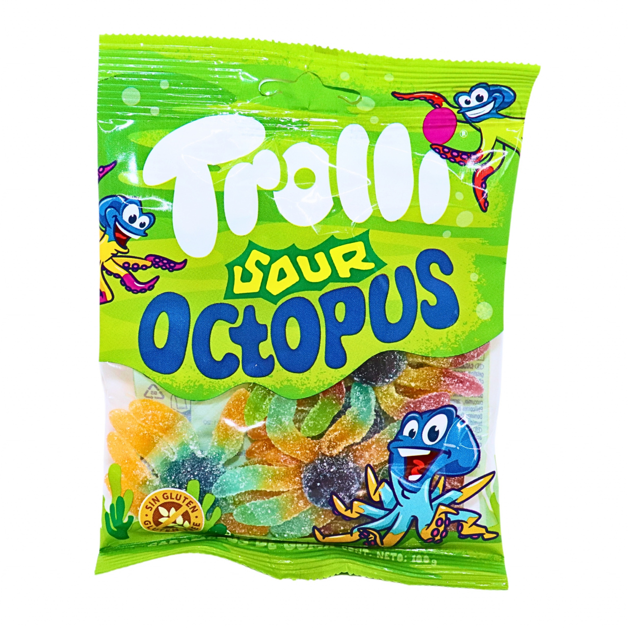 Jeleuri caracatita Trolli Sour Octopus 100 g