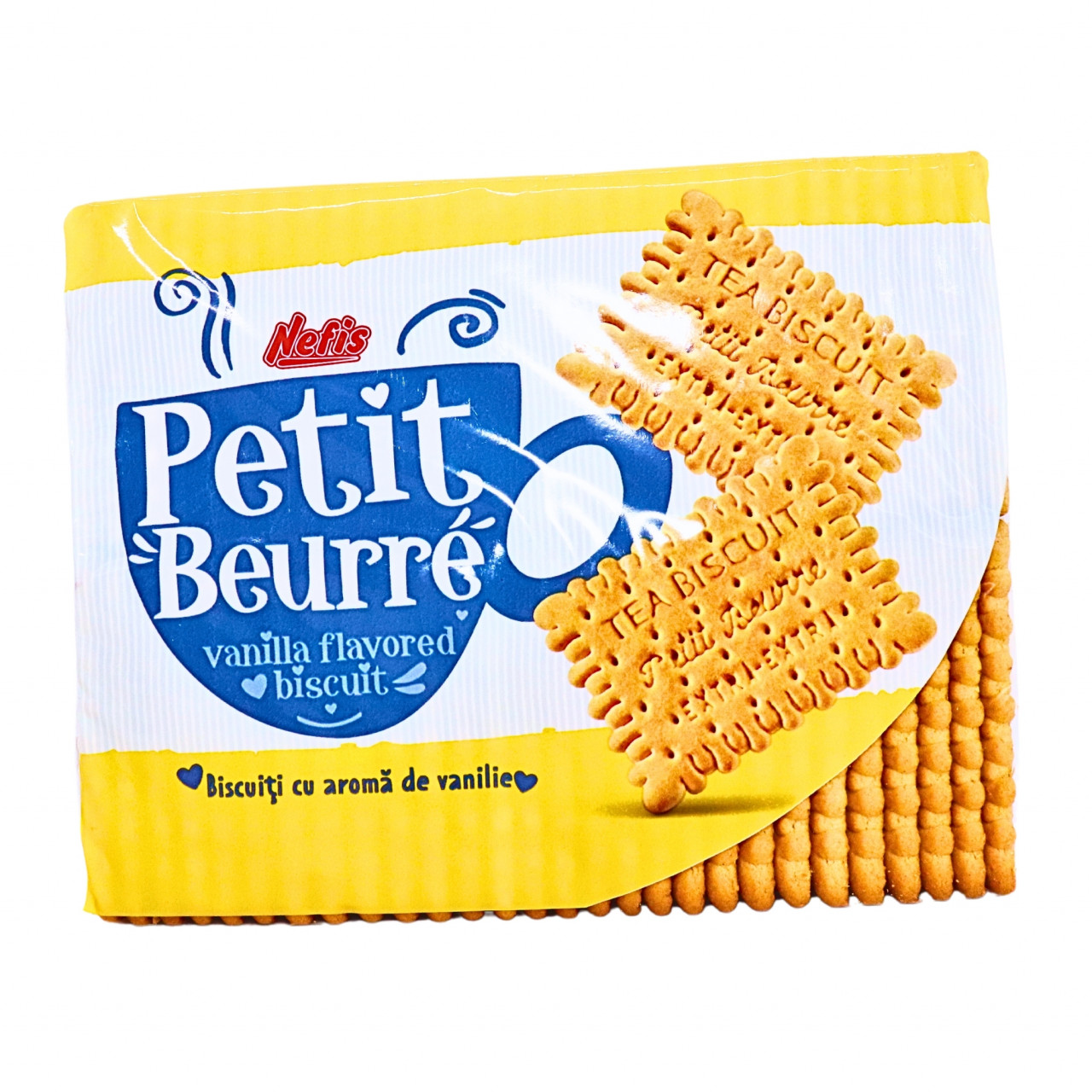 Biscuiti cu aroma de vanilie Petit Beurre Nefis 370 g