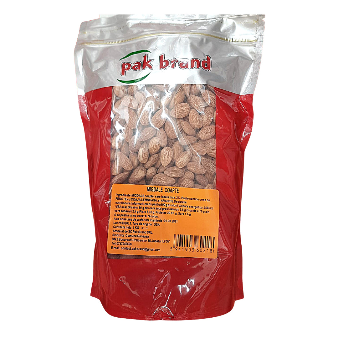 Migdale coapte Pak Brand 1 kg